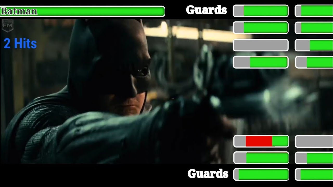 Warehouse Fight Scene with Healthbars / Batman saving Martha - YouTube
