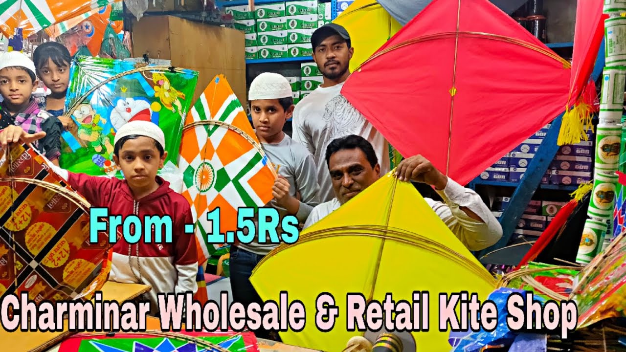 Charminar Wholesale & Retail Kite Shop - New Stock|| Fancy & Big Kites ...