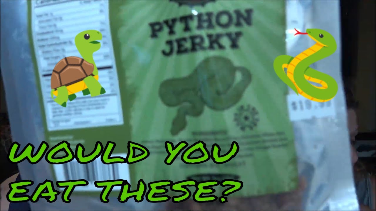 Eating Snake Jerky - YouTube
