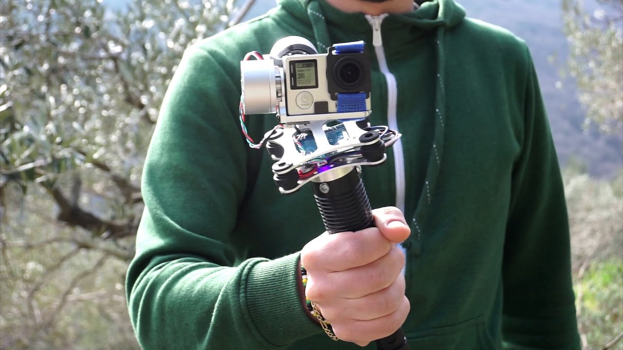 [TUT] GoPro Gimbal 2 axis stabilizer DIY for 50€ - YouTube