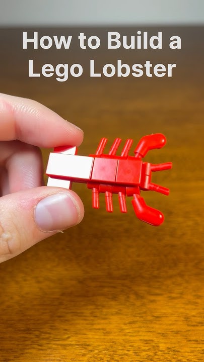 How To Build a Lego Lobster#lego #legoaddict #legoanimals #legobuild # ...