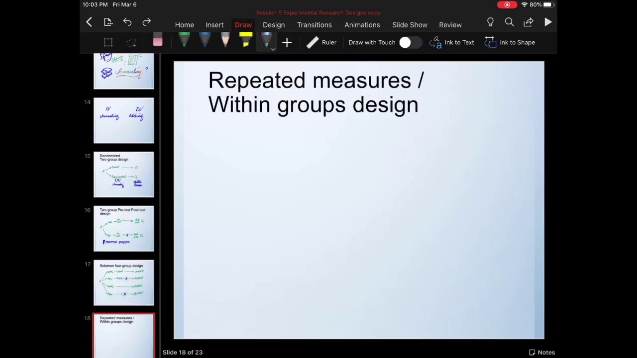 Experimental Psych (Part 6): Repeated Measures Design - YouTube