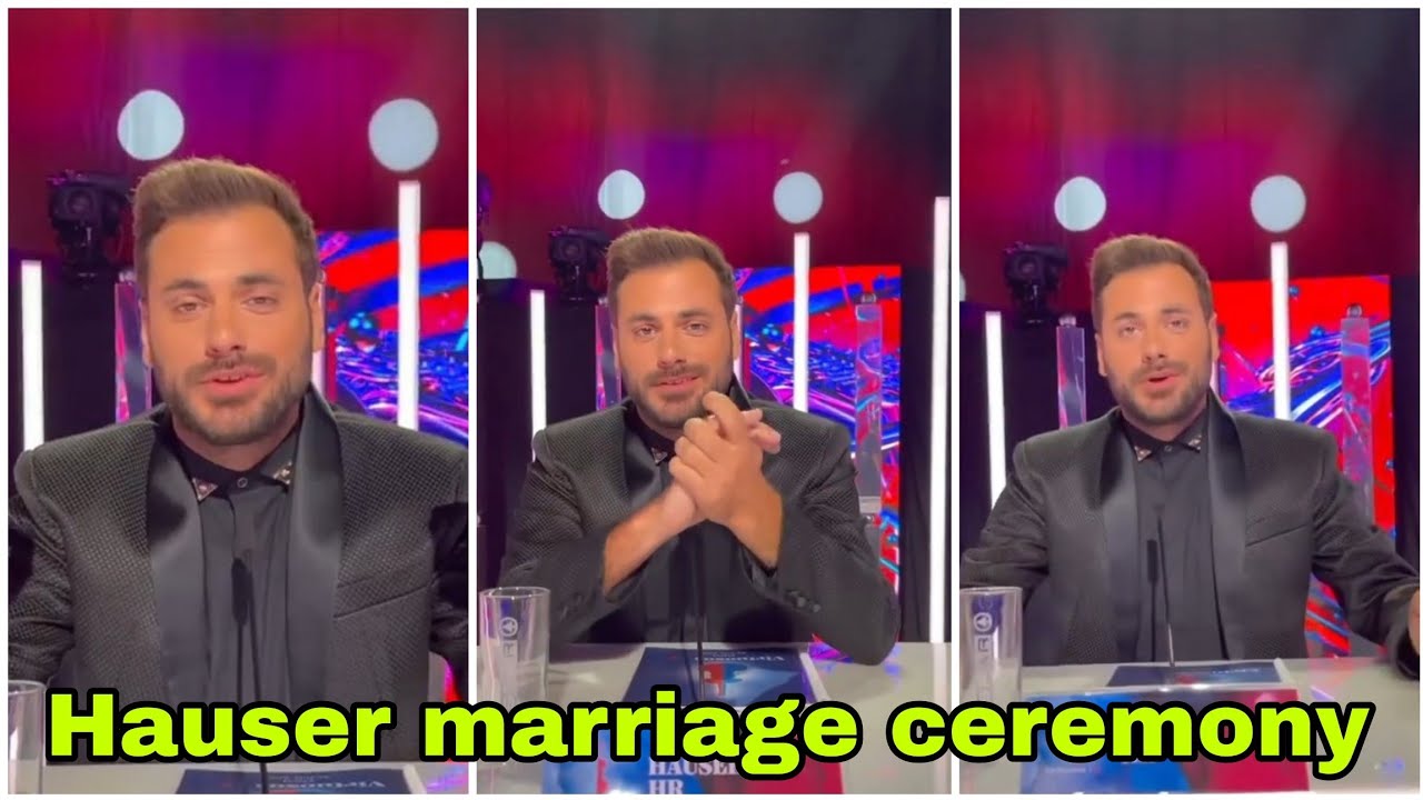 Stjepan Hauser in his marriage ceremony - YouTube