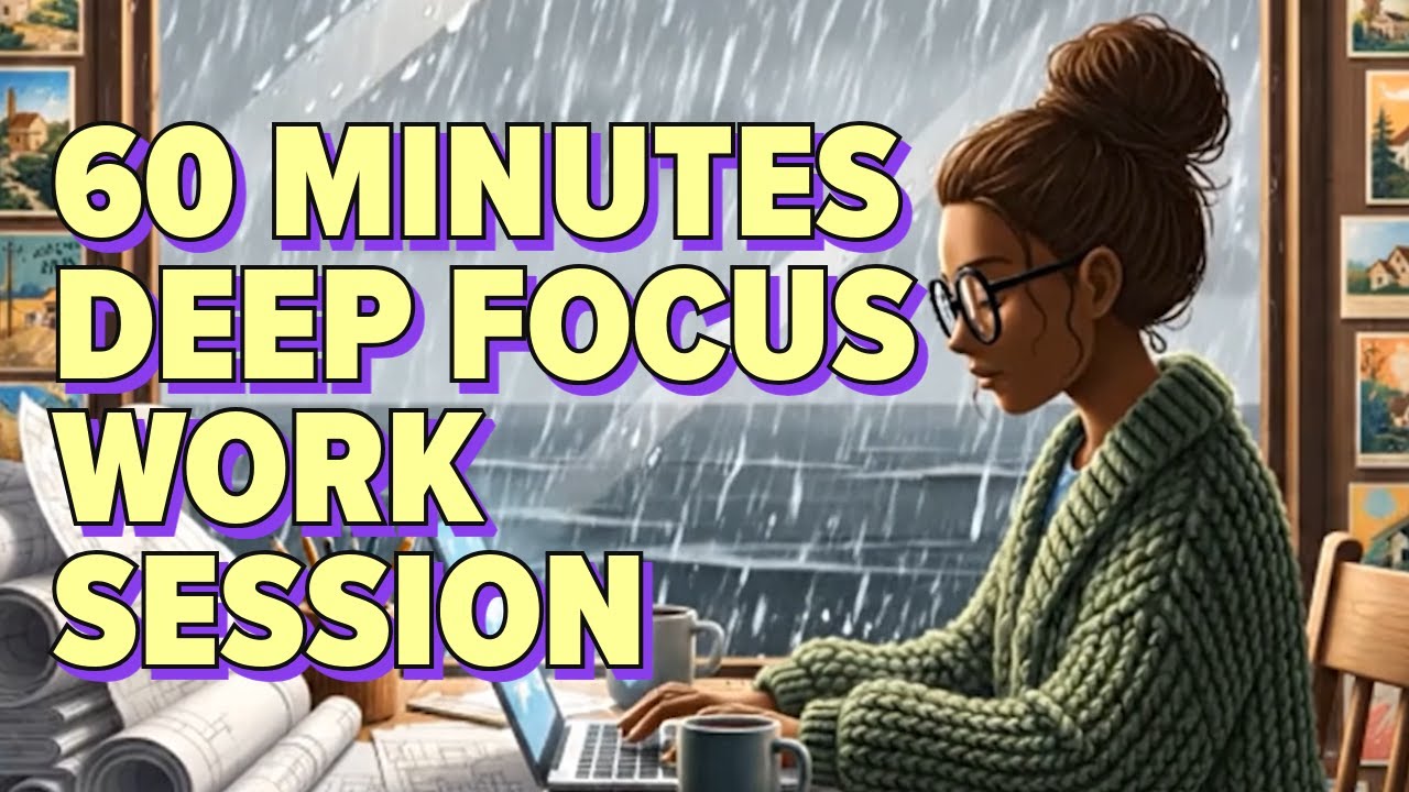 60 Minute Deep Work Focused Session | LoFi Focus Session - YouTube