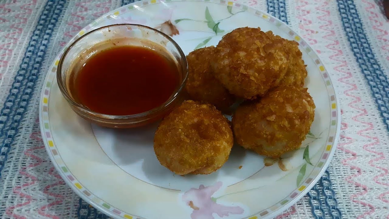 CRUNCHY MOMOS || फ्राइड मोमोज घर का बना || - YouTube
