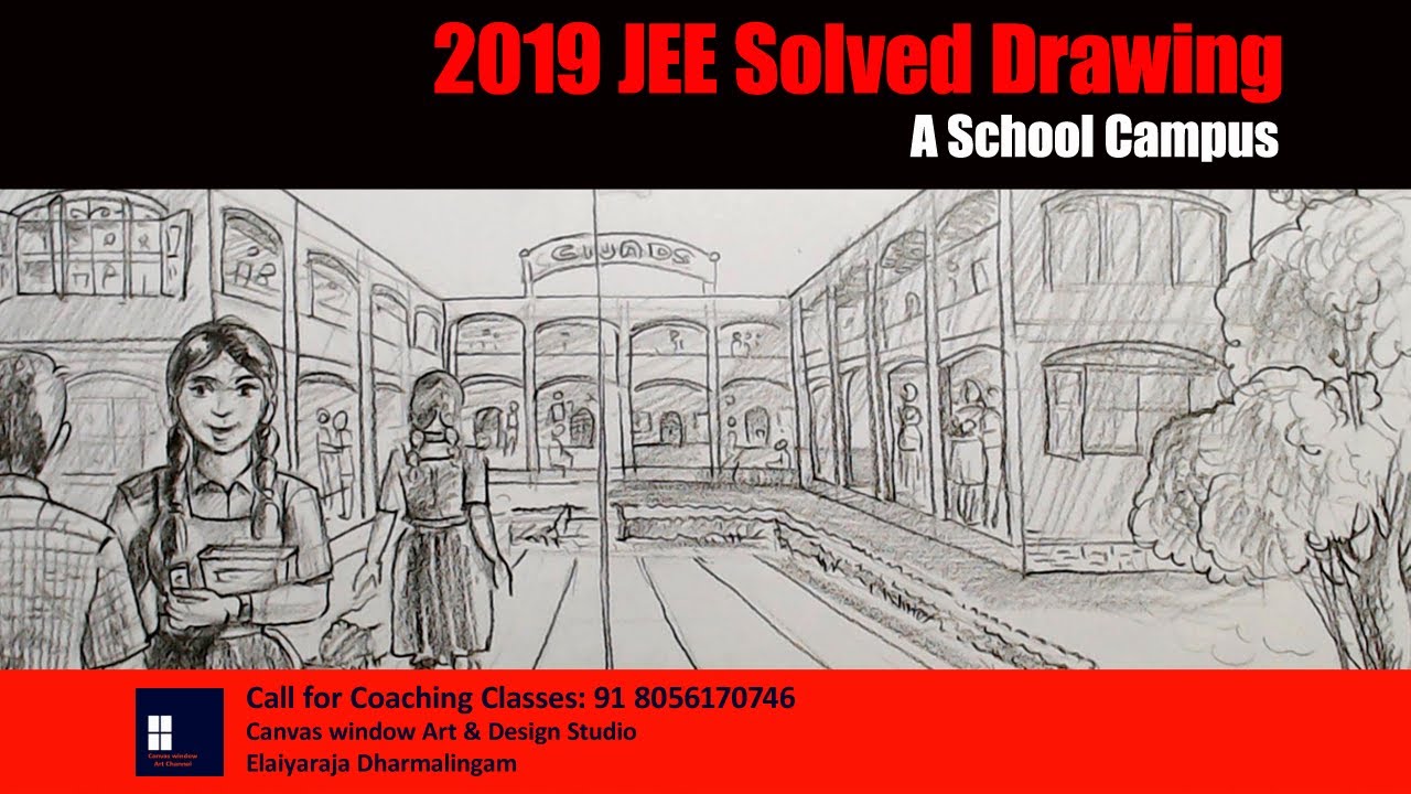 JEE PAPER 2 Solved Drawing A School Campus YouTube jee-paper-2-solved-drawing-a-school-campus-youtube