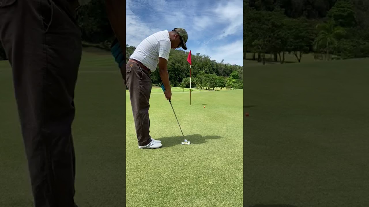 Golf : birdie 1 stroke under par at a hole - YouTube