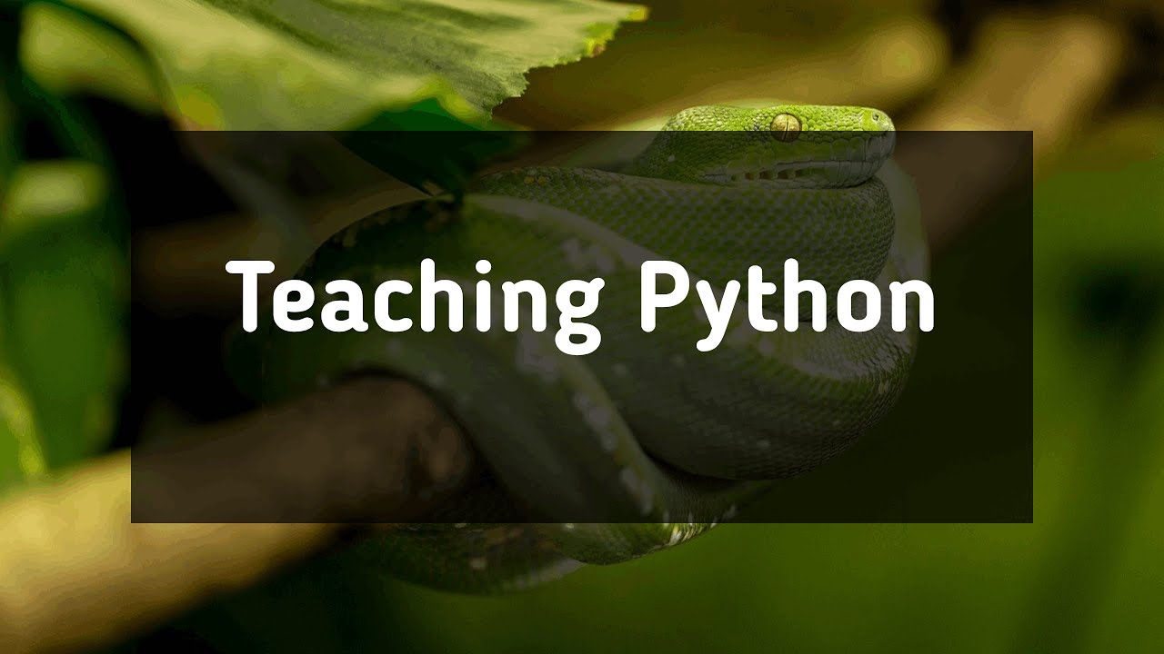 Teaching Python Live - Classes & Inheritence! - YouTube