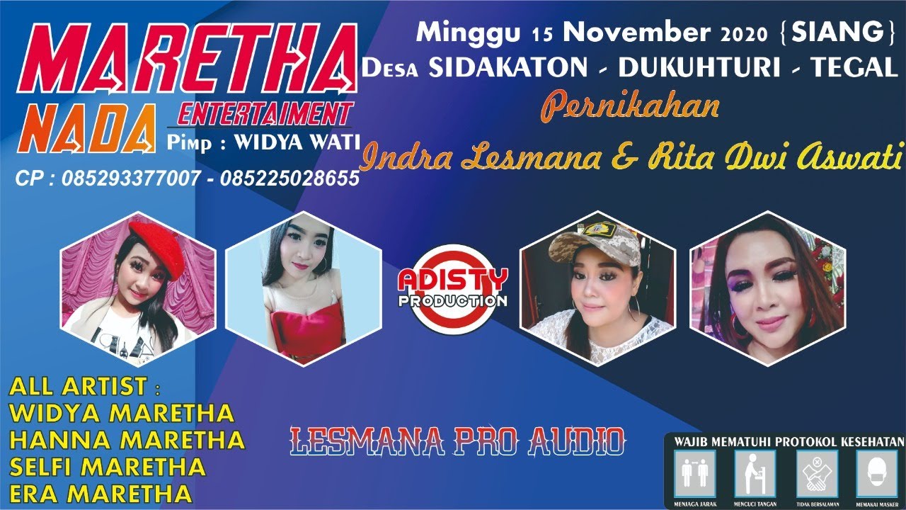 ( LIVE DELAY ) MARETHA NADA Resepsi Pernikahan Rita & Indra - Minggu 15 ...