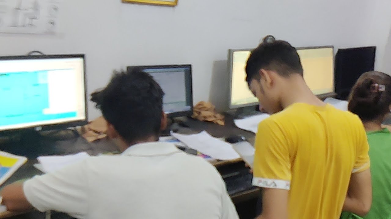 Live classes excel In E-tech Computer Center - YouTube