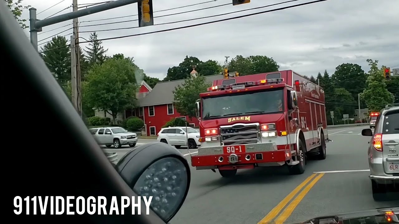 Salem Fire Department Engine 1, Squad 1, Rescue 1, Medic 1 And Salem ...