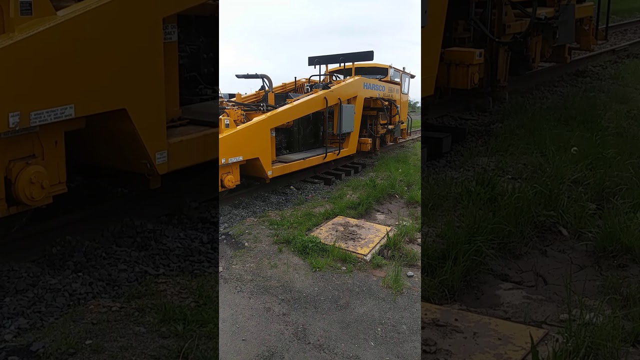 Rail Road tie Machine - YouTube