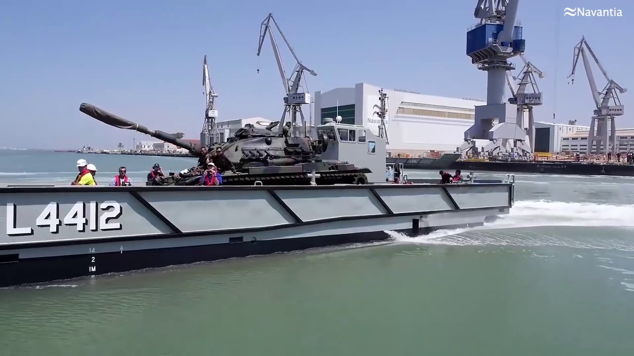 Navantia LHD Landing Craft trials for Royal Australian Navy - YouTube
