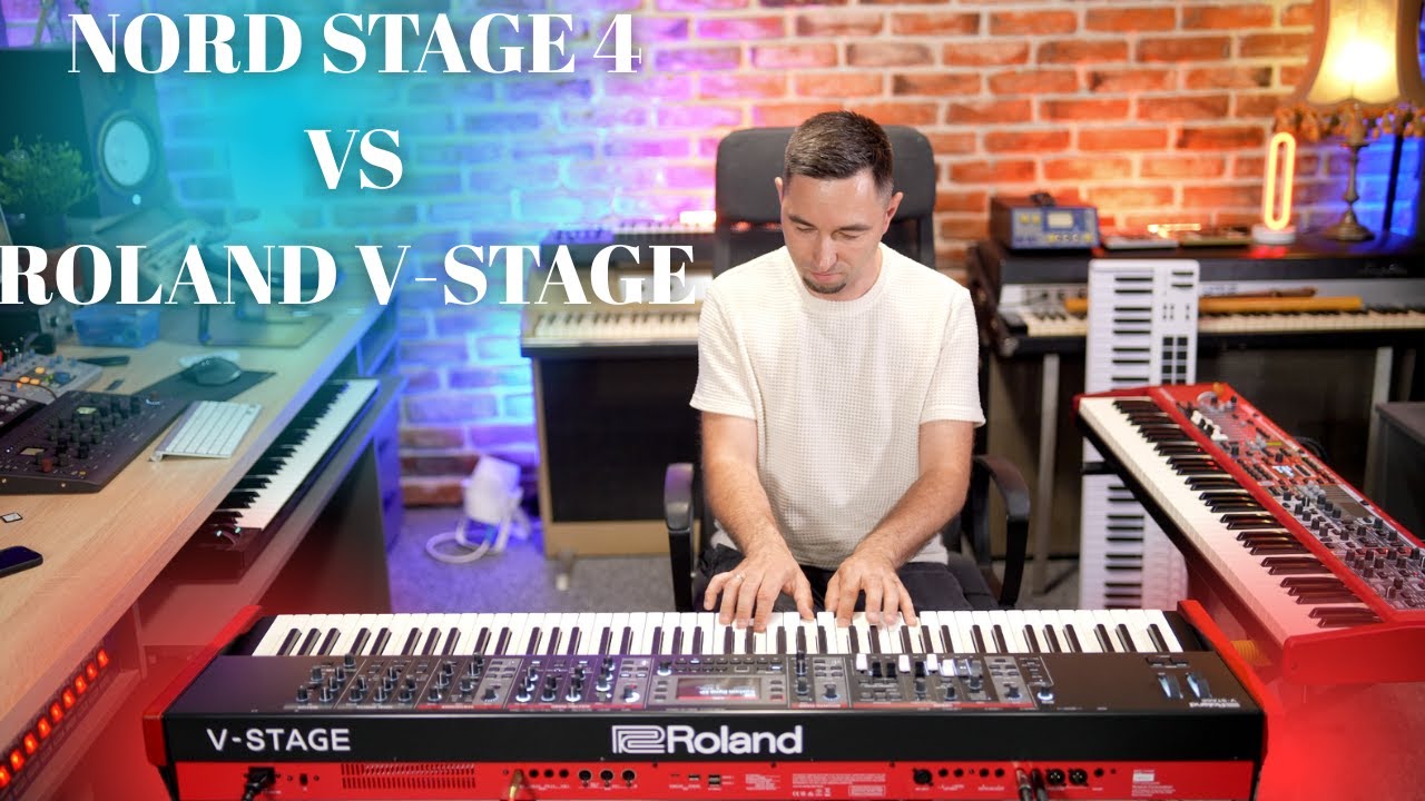 ROLAND V- STAGE VS NORD STAGE 4 PIANO, E PIANO, Wurli, FELT PIANO - YouTube
