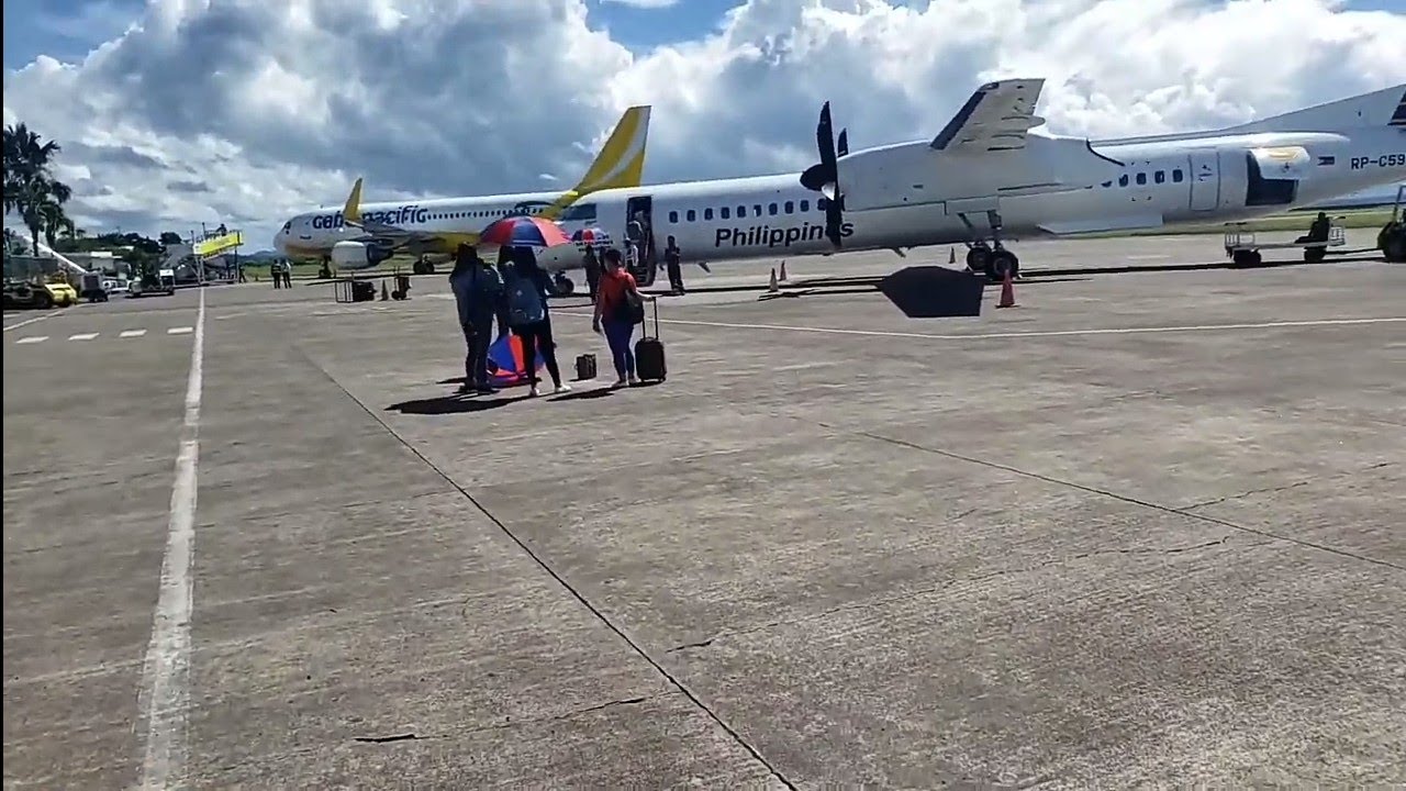 Philippine Airlines (PAL Express) Flight 2237 Tacloban to Cebu. - YouTube