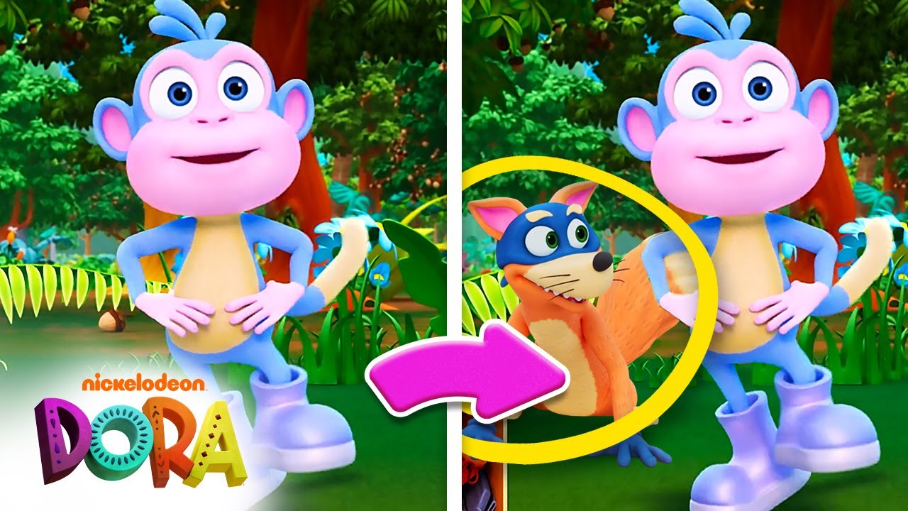 Swiper's Spot the Difference Game w/ Dora! #4 👀 | Dora & Friends - YouTube