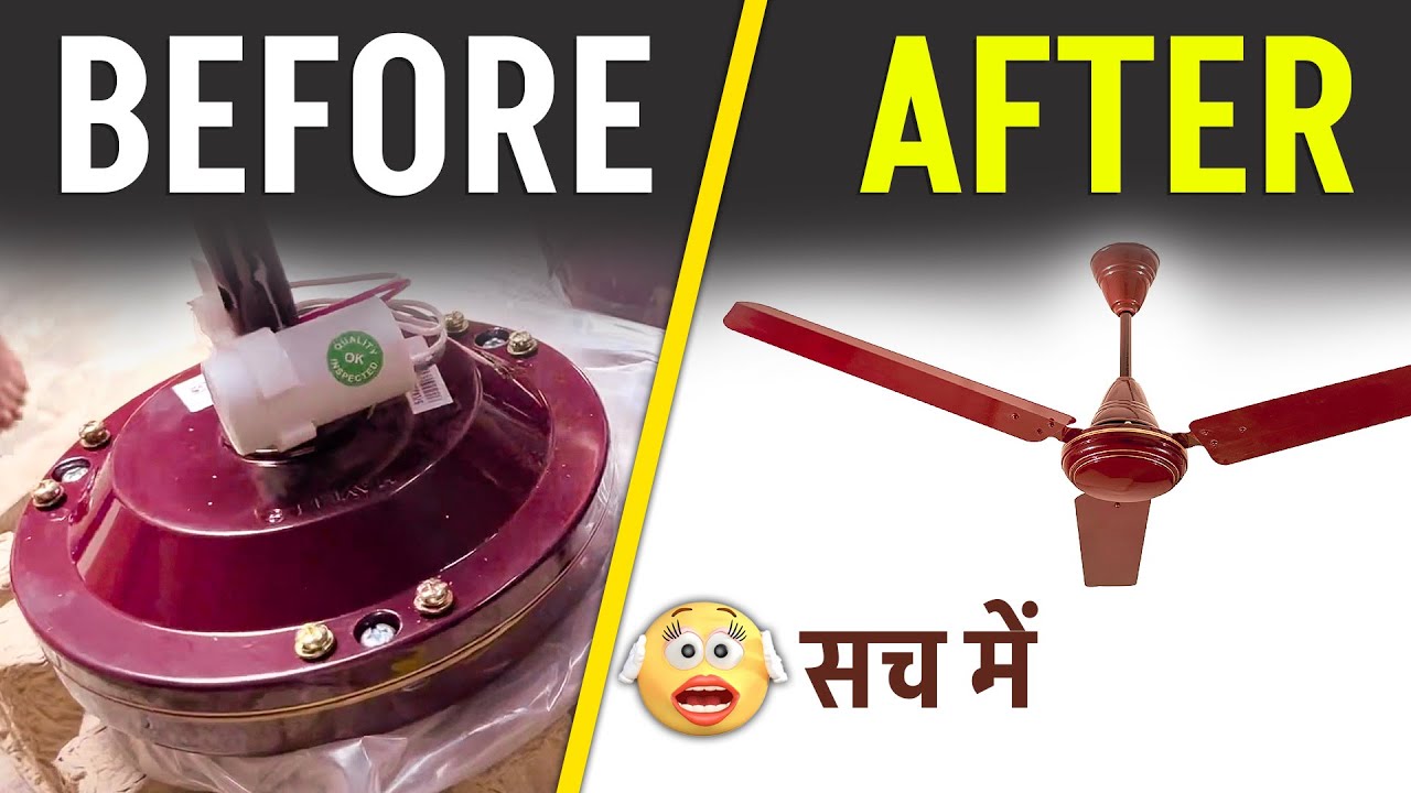 छत वाला पंखा कैसे लगाए । ceiling fan lagane ka sahi tareeka । how to ...