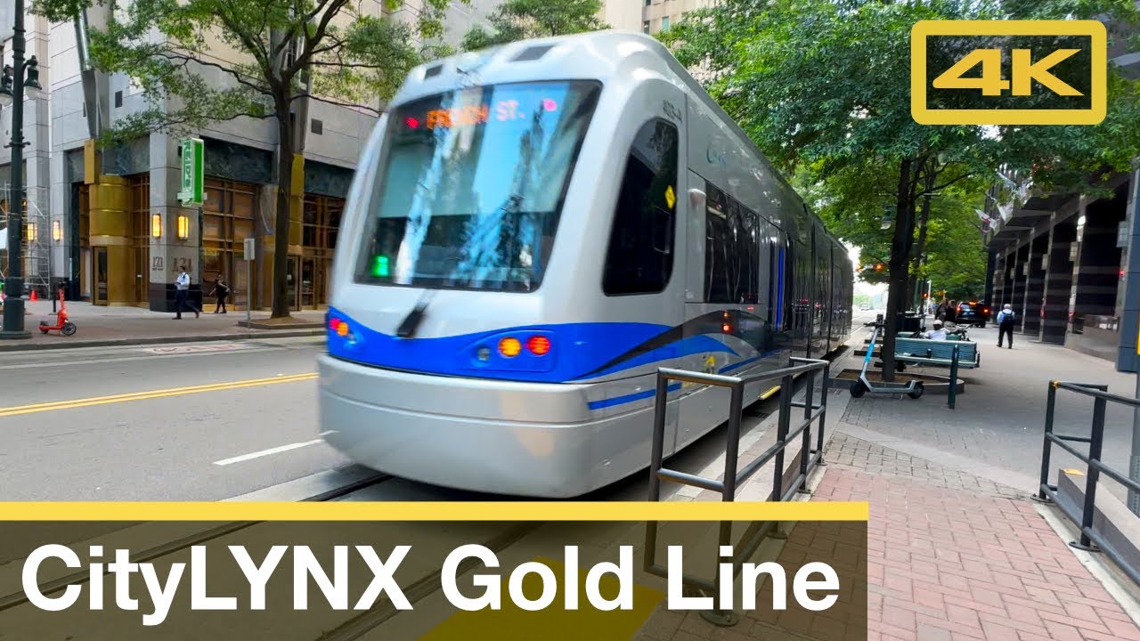 Charlotte CATS CityLYNX Gold Line, Uptown Charlotte, Siemens S700 ...