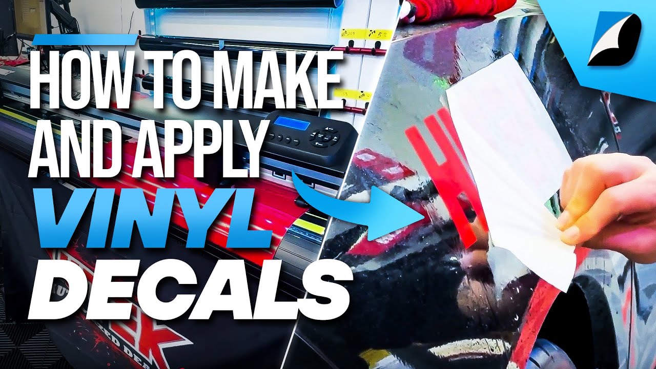 How to Make and Apply Vinyl Decals - YouTube
