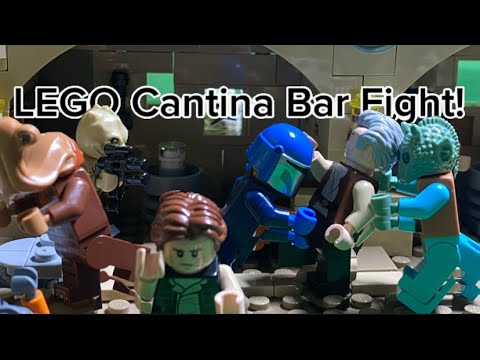 LEGO Cantina Bar Fight! - A LEGO Star Wars UCS Cantina Battle Stop ...