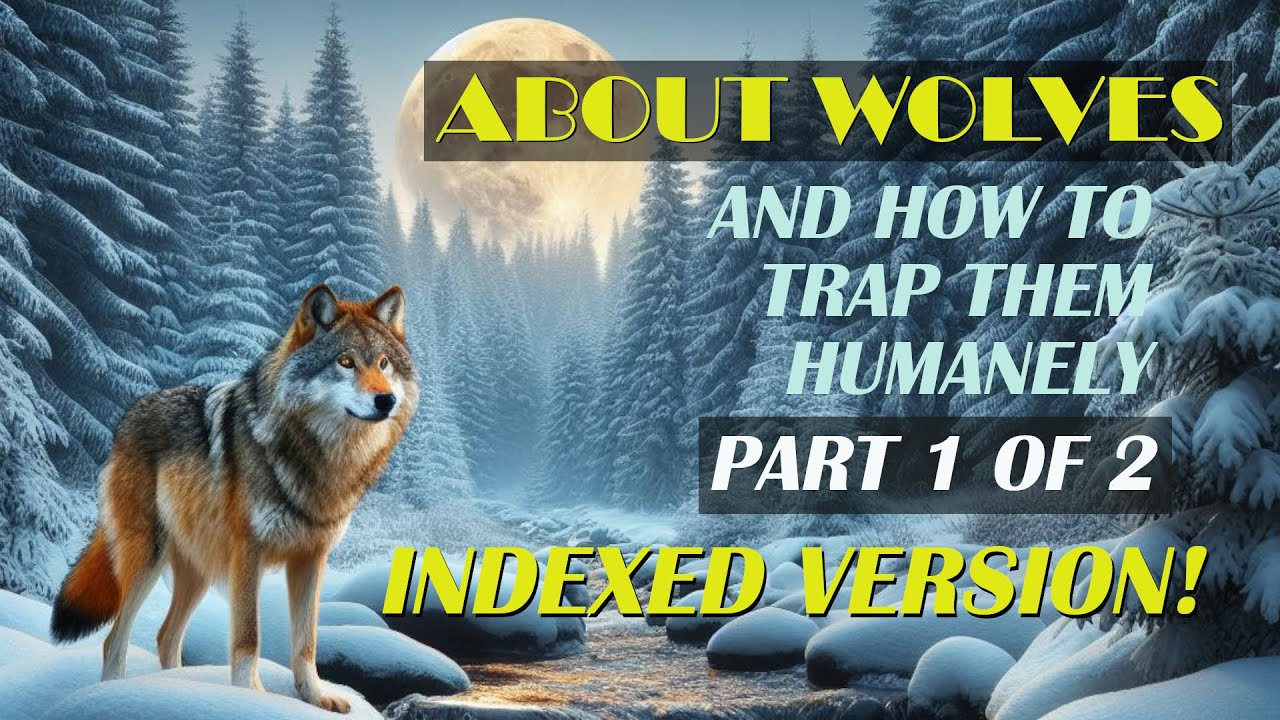 Part 1 Of 2: About Wolves and How To Trap Them Humanely (4K) - YouTube
