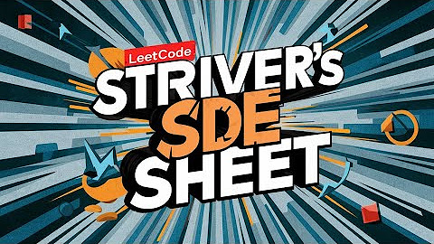 Striver's SDE Sheet | LeetCode - YouTube