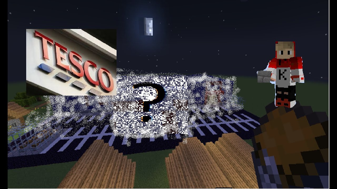 Minecraft postavil jsem obří TESCO - YouTube