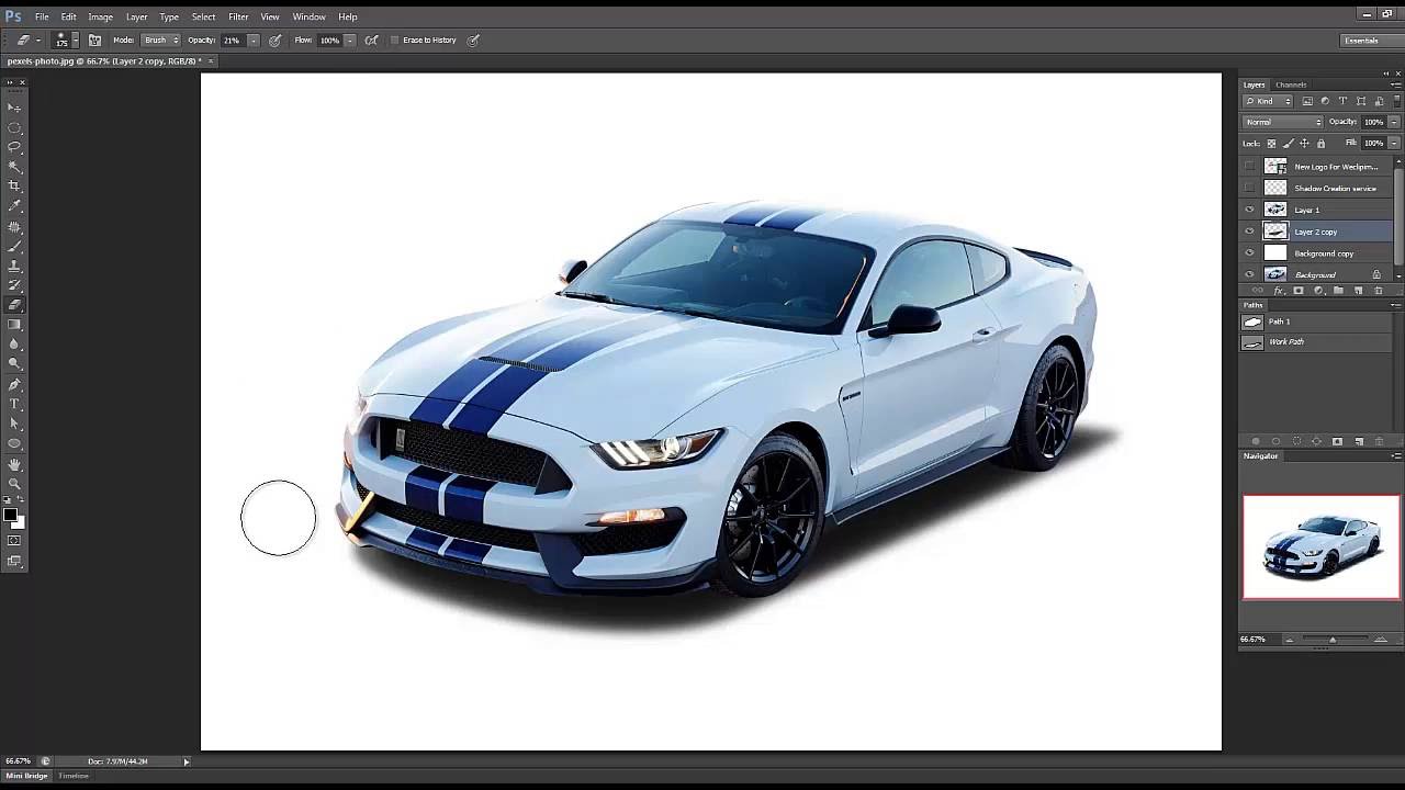 Shadow Creation Service I How to Make a Natural Shadow - YouTube