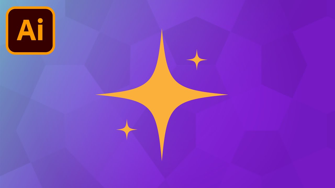 How To Create A Twinkling Star In Adobe Illustrator - YouTube