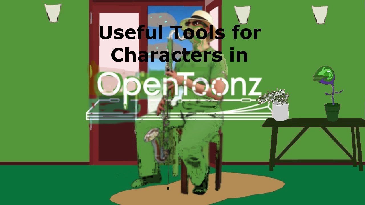 Useful tools for creating characters in OpenToonz - YouTube