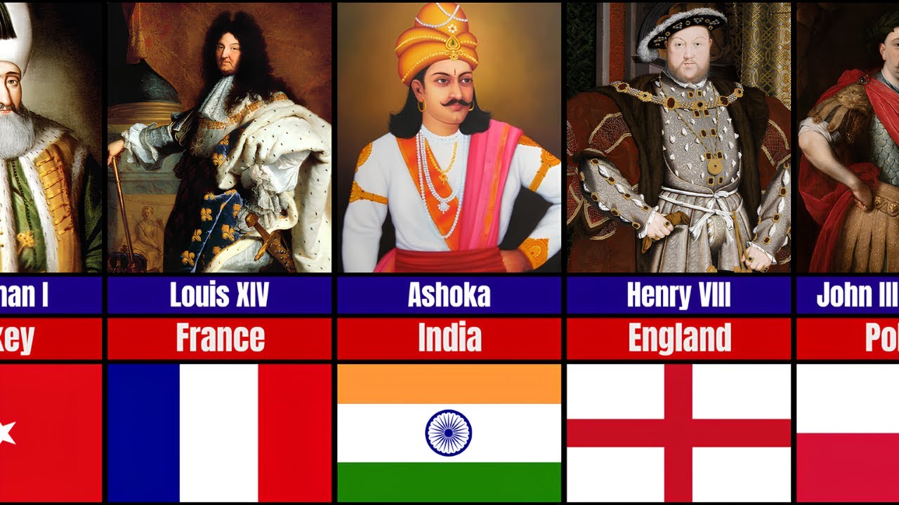 The Most Famous Monarchs From Each Country! - YouTube