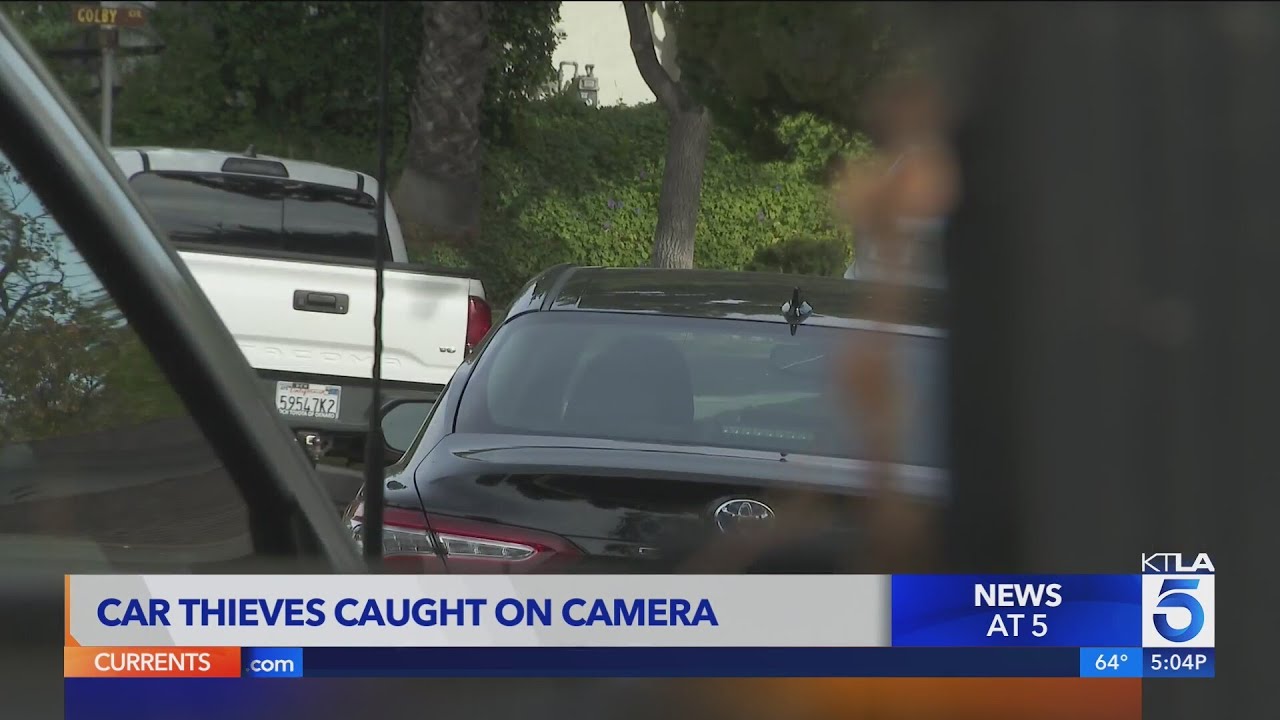 Car Thieves Caught On Camera In Thousand Oaks Youtube