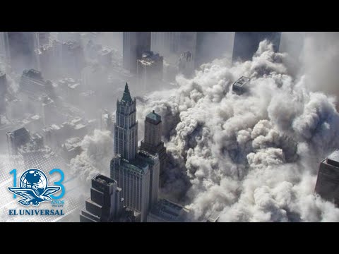 La torres gemelas antes y después del atentado del 11-S