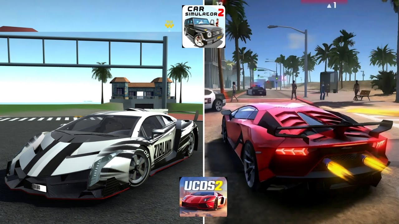 Car Simulator 2 Vs Ultimate Car Driving Simulator 2 - YouTube