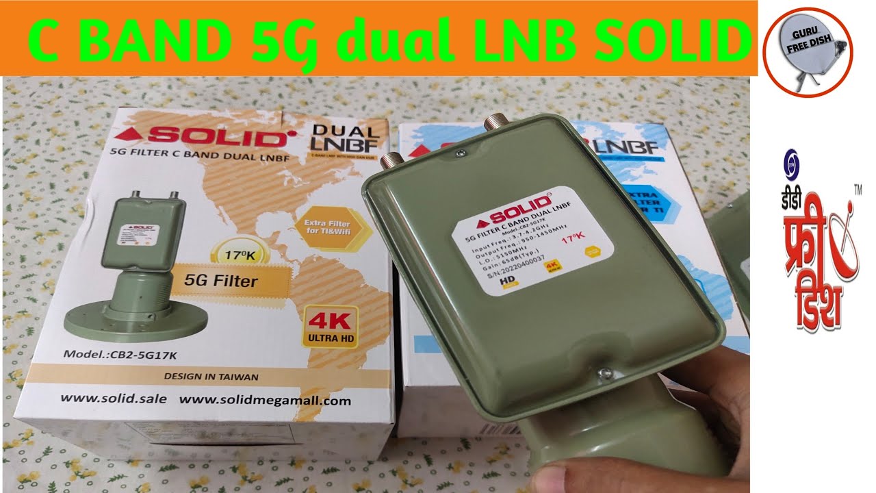 c band 5G lnb dual port with wifi || c band lnb || 5G lnb || solid c ...