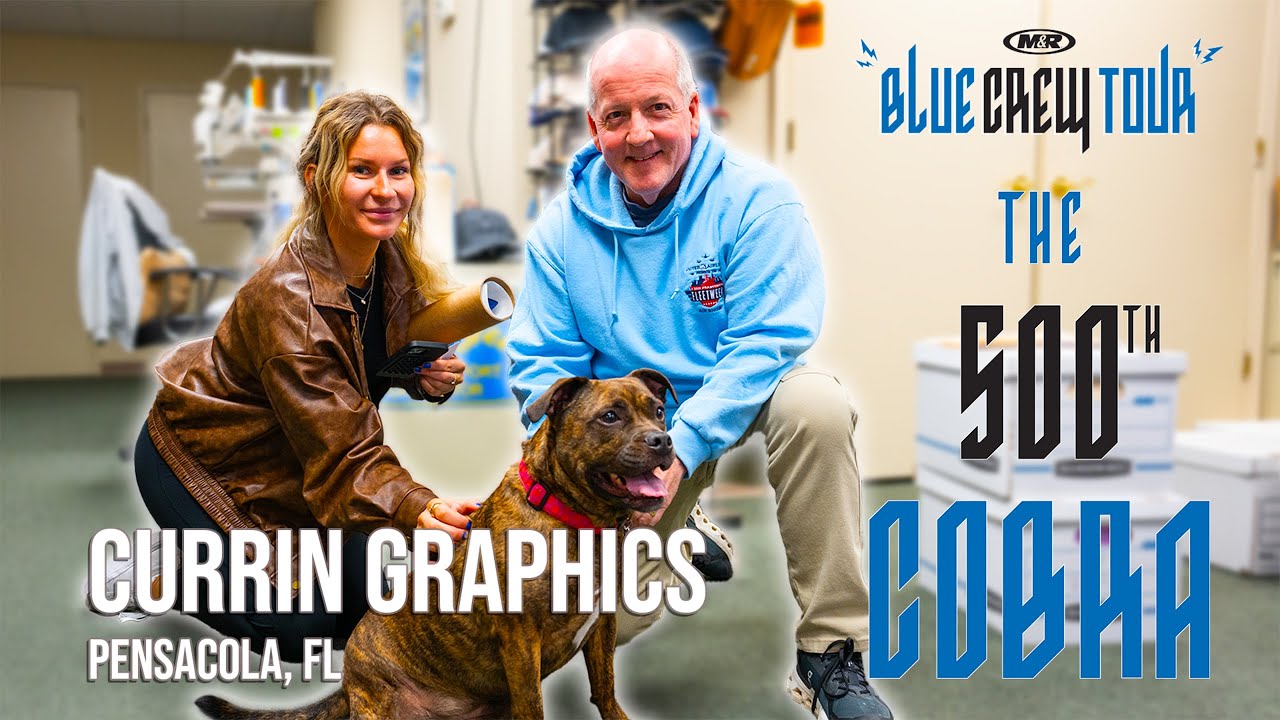 Blue Crew Tour | EP 31 Currin Graphics in Pensacola, FL - YouTube