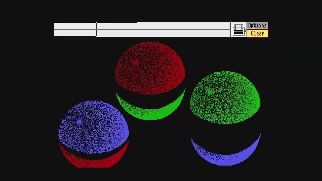 C128: iPaint - interlaced hires paint program - YouTube