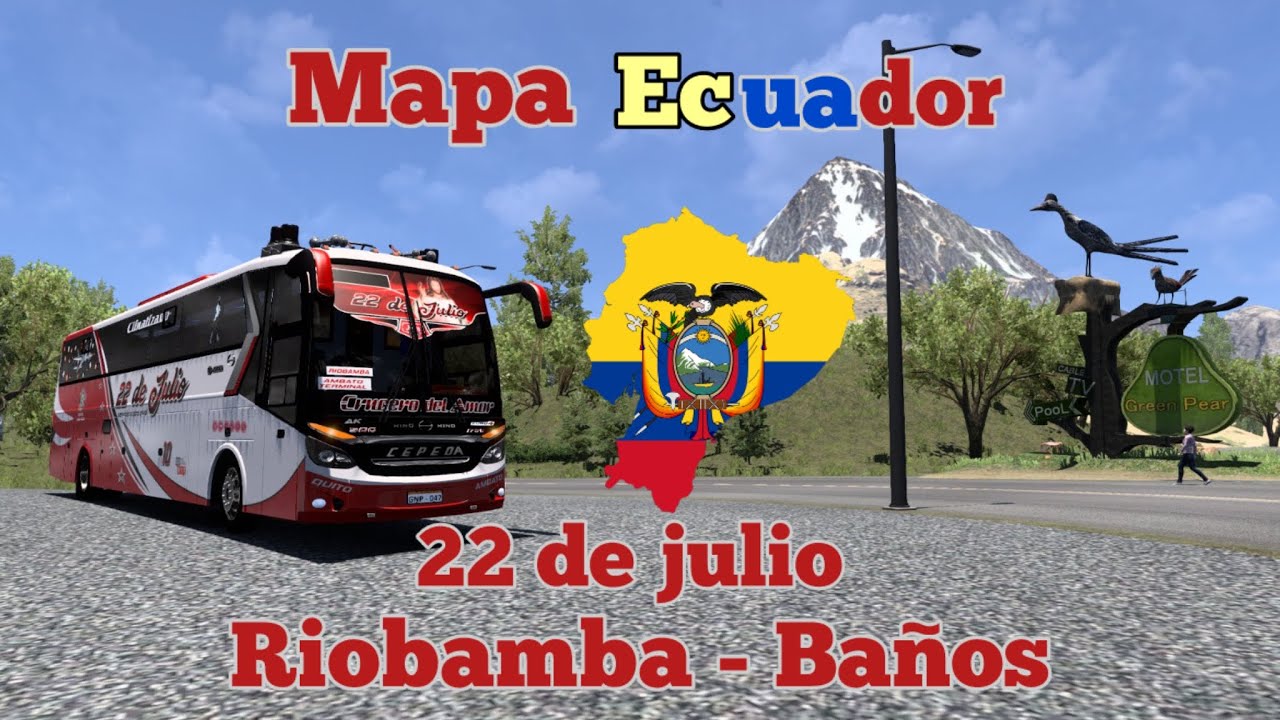 RIOBAMBA - BAÑOS - MAPA ECUADOR 0.1 - YouTube