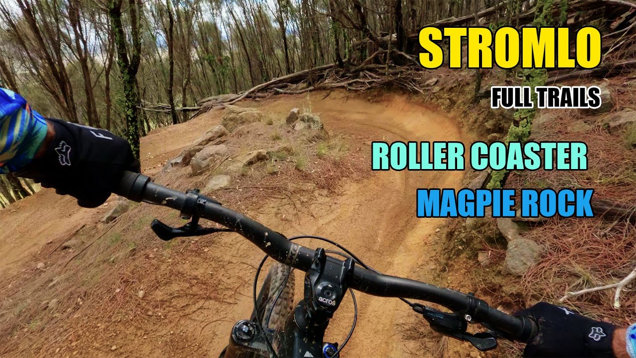 Mt Stromlo Roller Coaster, Magpie Rock full ride | Canyon Neuron - YouTube