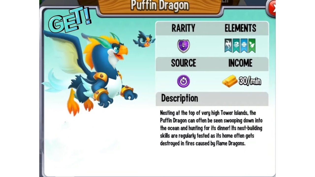 Dragon City hatching new puffin dragon and much more....🐲 - YouTube