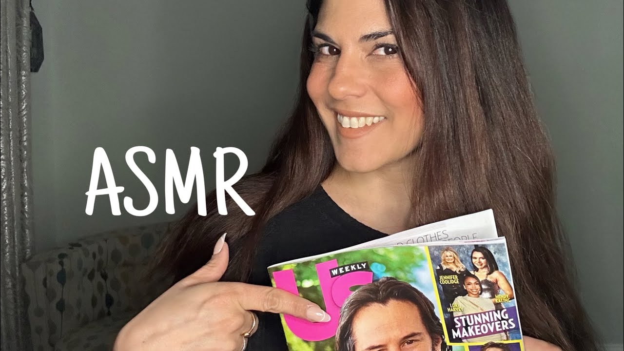 ASMR: US Weekly 💫 celebrity fashion, and gossip 🤫 - YouTube