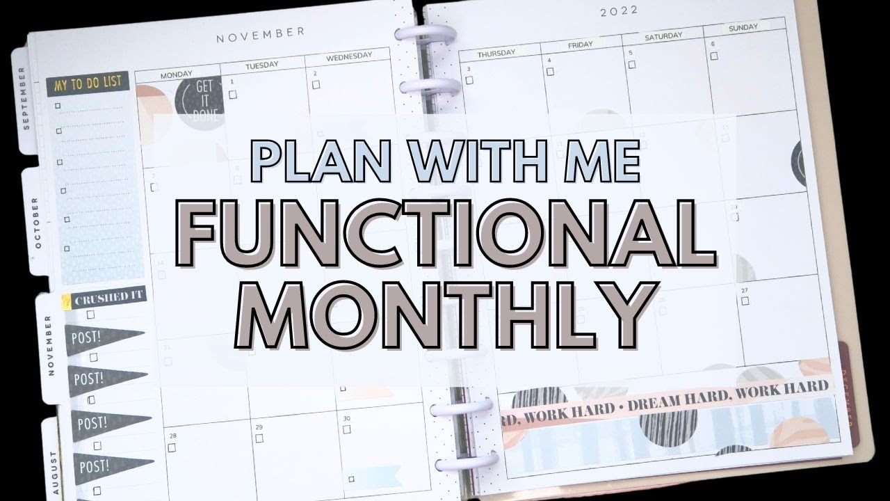 Plan With Me - YouTube