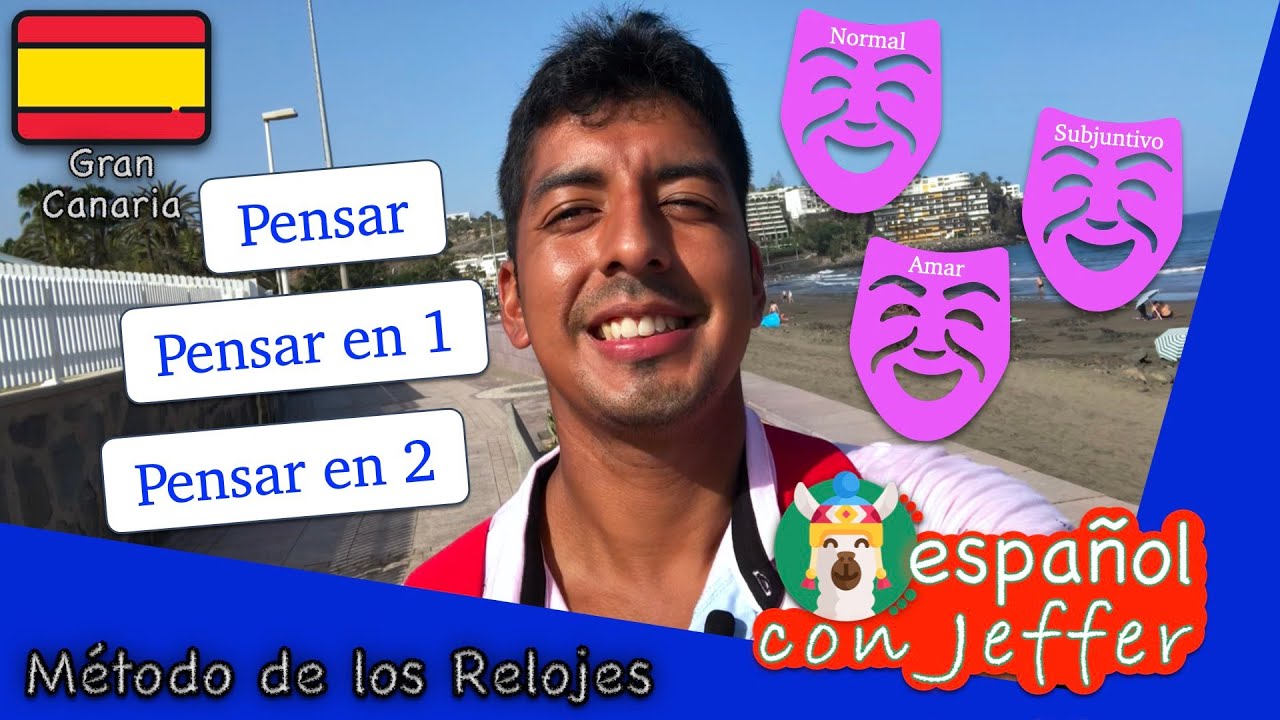 How to use verb to Think in Spanish / San Agustin Beach /#Playa ...