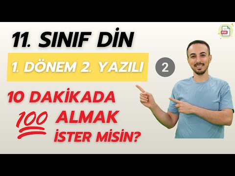 11. Sınıf Din Kültürü 1. Dönem 2. Yazılı (2)