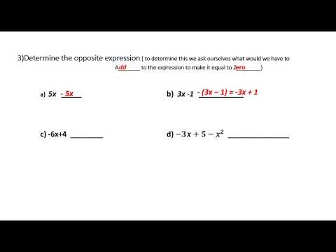 Math 9: Intro to Polynomials: Lesson 3: Adding and Subtracting Polynomials - YouTube