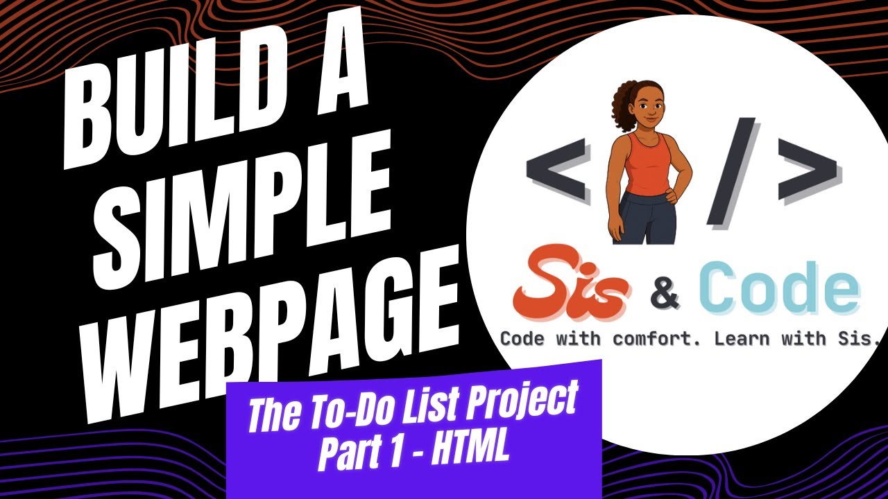 HTML for Beginners | The To-Do List Project (Part 1) - YouTube