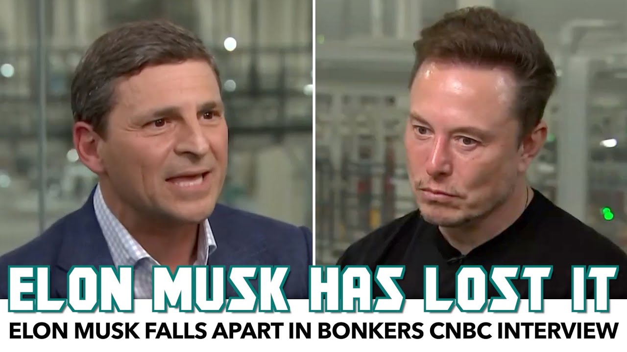 Elon Musk Falls Apart In Bonkers CNBC Interview - YouTube
