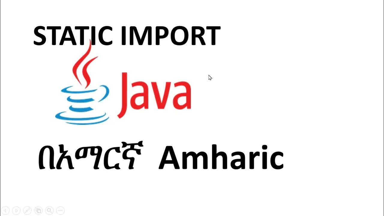 static import in java - YouTube