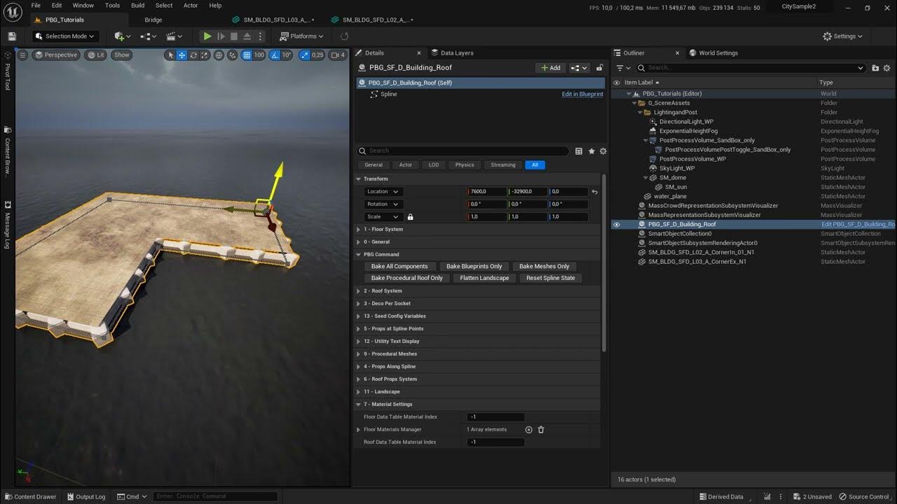 3.0 PBG How to use anchor points to add the procedural mesh - YouTube