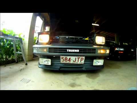 AE86 Trueno lights - YouTube